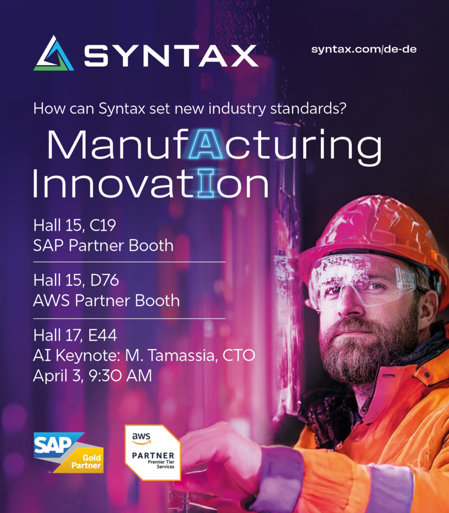 Syntax auf der Hannover Messe 2025 | Syntax News