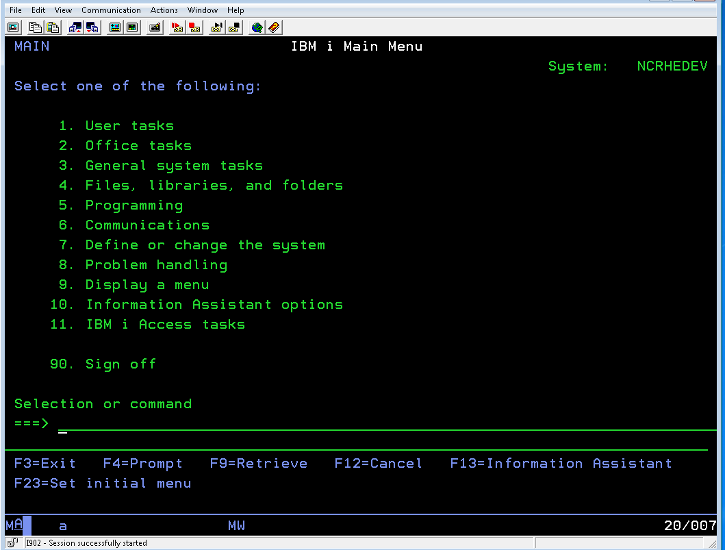 How To Transfer An AS 400 Table From The AS 400 To Your PC Syntax