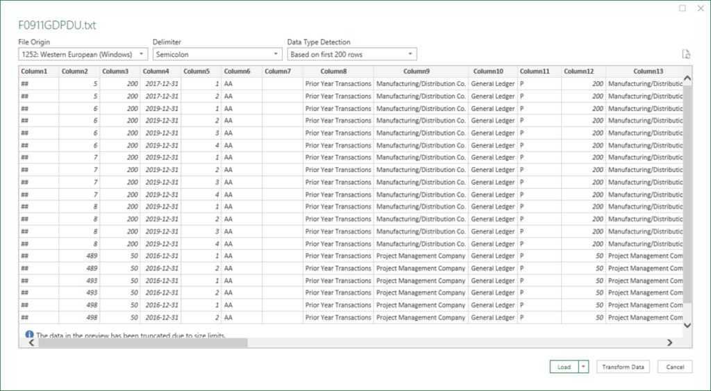 Using the JD Edwards R89F0911G UBE for Extracting Data from the General ...