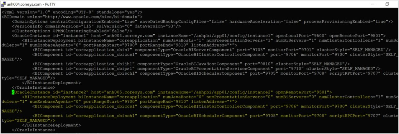 OBIEE – Technical Procedures to Optimize the BI Footprint from Multi-node to Single-node | Blog ...