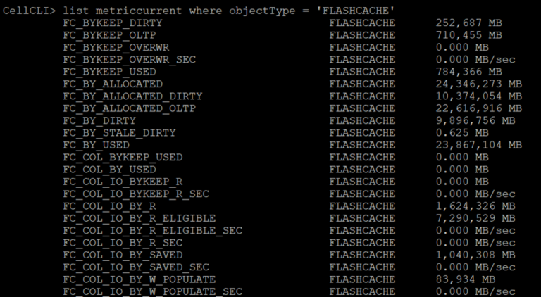 How Can Exadata Smart Flash Cache Improve Storage Performance? | Blog | Syntax