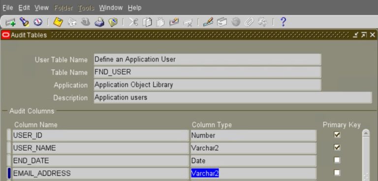 Understanding the Value and Functionality of Oracle EBS Audit Trail | Blog | Syntax